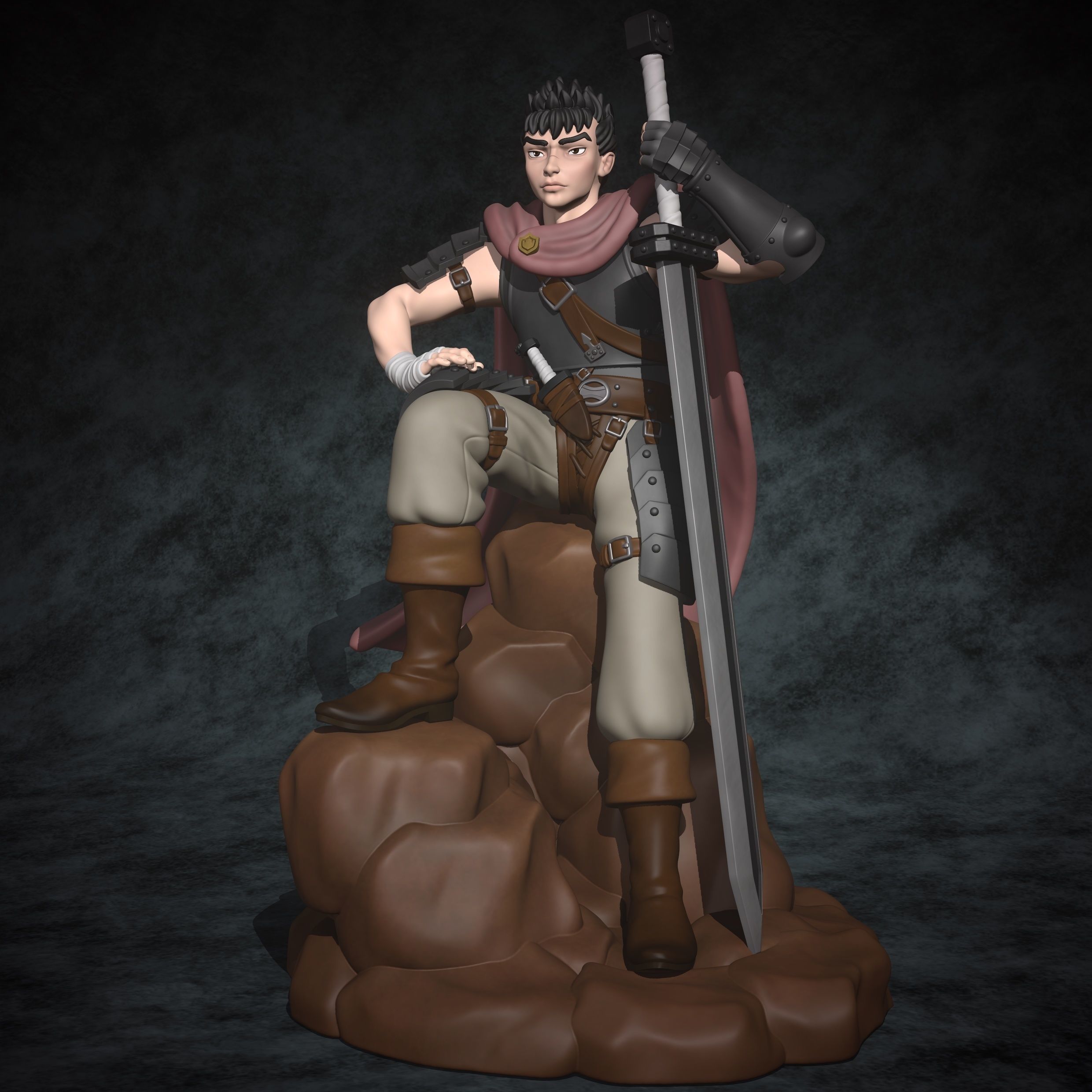 Guts Berserk 3D model 3D printable | CGTrader