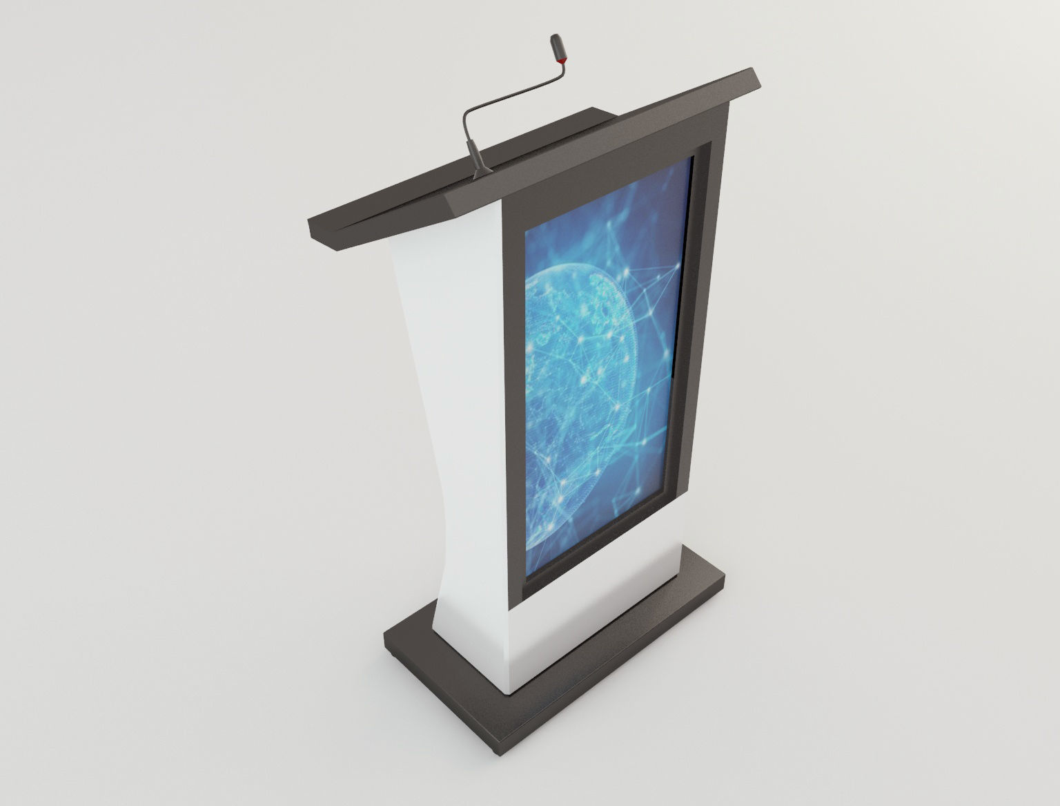 3D model Digital Lectern 2 VR / AR / low-poly | CGTrader