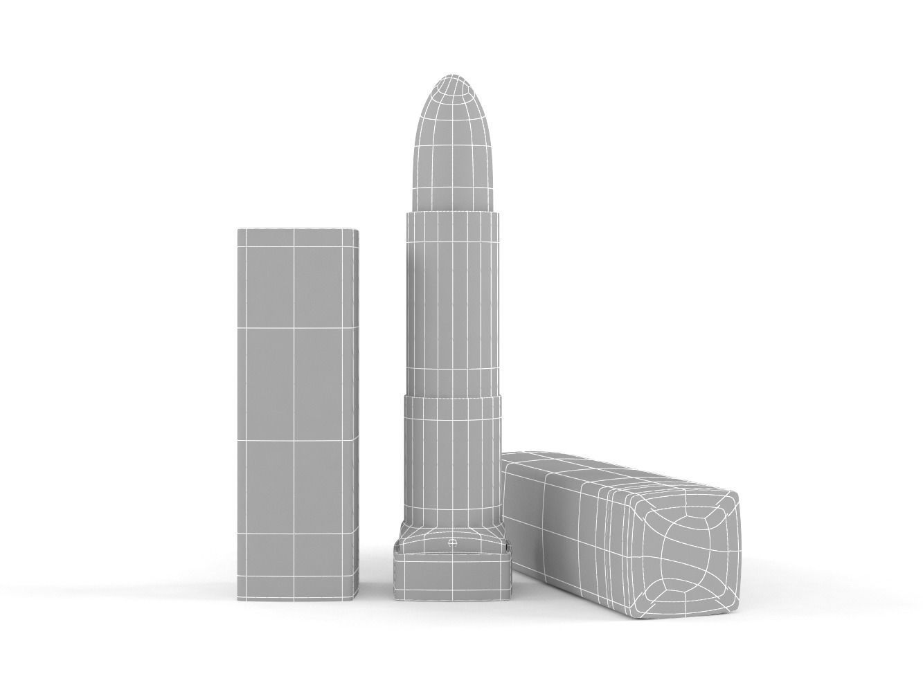 Matte Red Lipstick 3D model | CGTrader