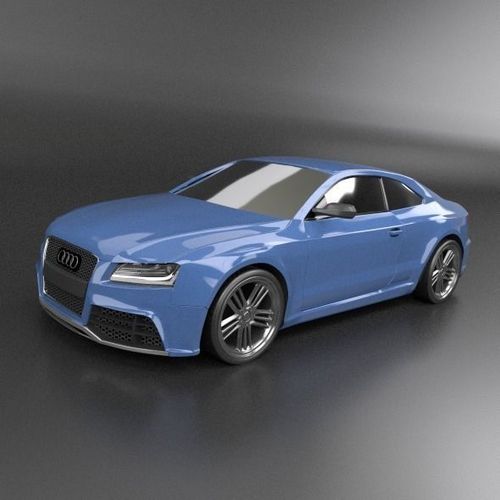 Audi rs5 2011 redesigned 3D model | CGTrader