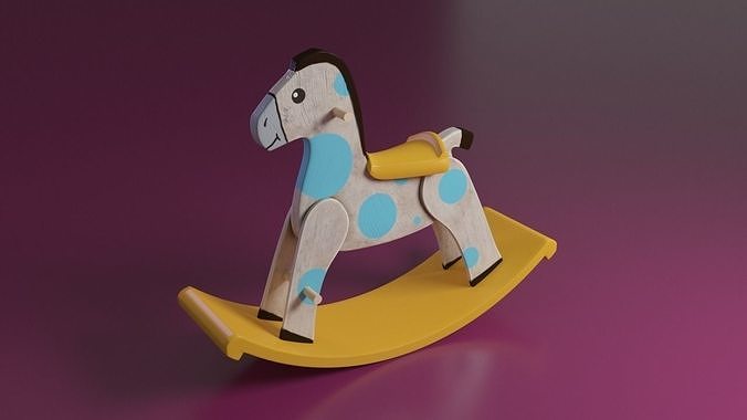 horse rocking chair 3D model | CGTrader