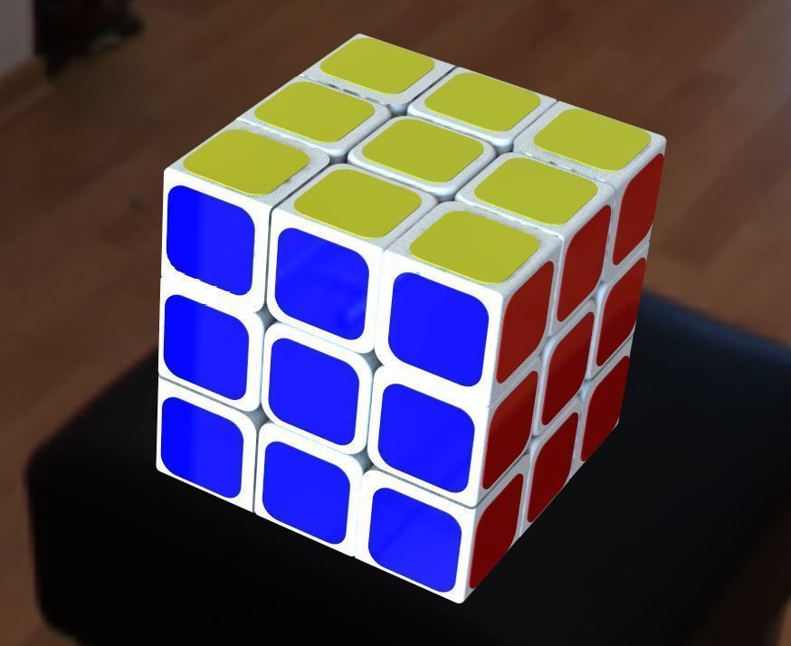 3D model Rubiks Cube 3x3x3 Modern Design VR / AR / low-poly | CGTrader