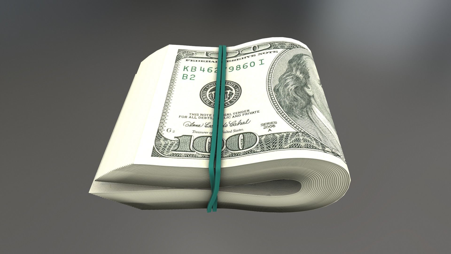 3D model Bundle of Dollars VR / AR / low-poly | CGTrader