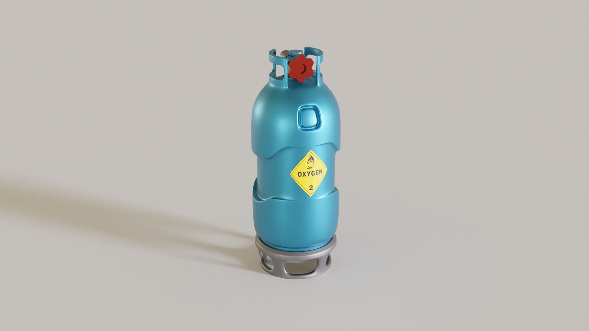 3D model Oxygen tank low poly VR / AR / low-poly | CGTrader
