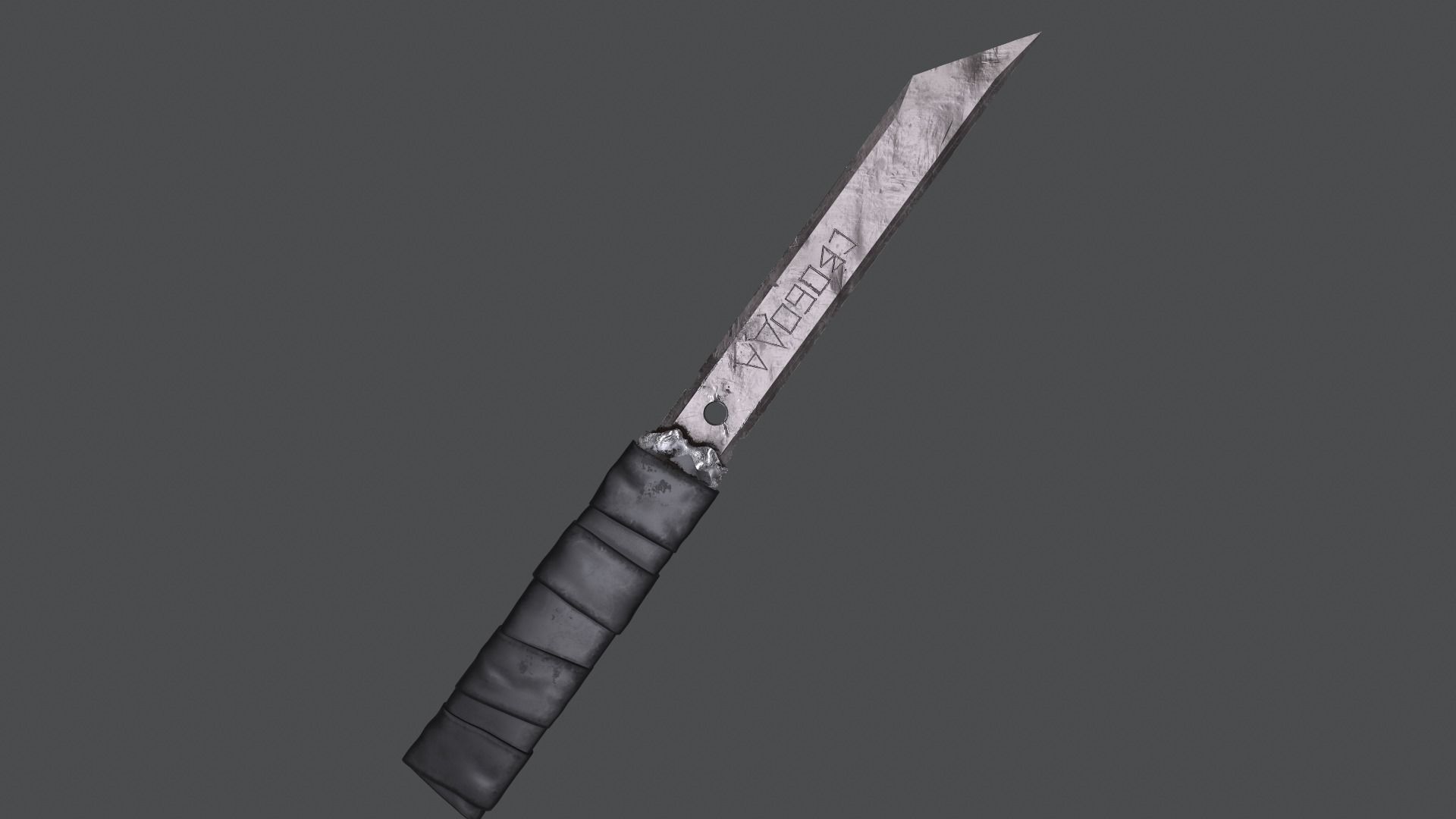 3D model Prison Knife VR / AR / low-poly rigged | CGTrader