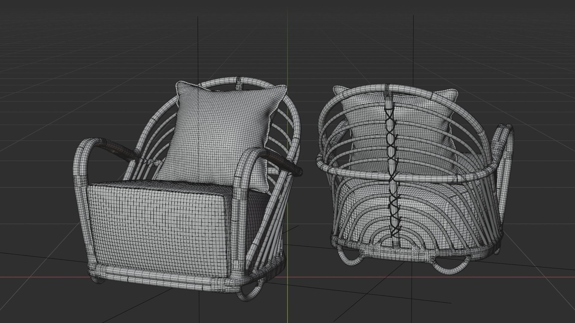 Arne Jacobsen Charlottenborg Lounge Chair 3D model | CGTrader