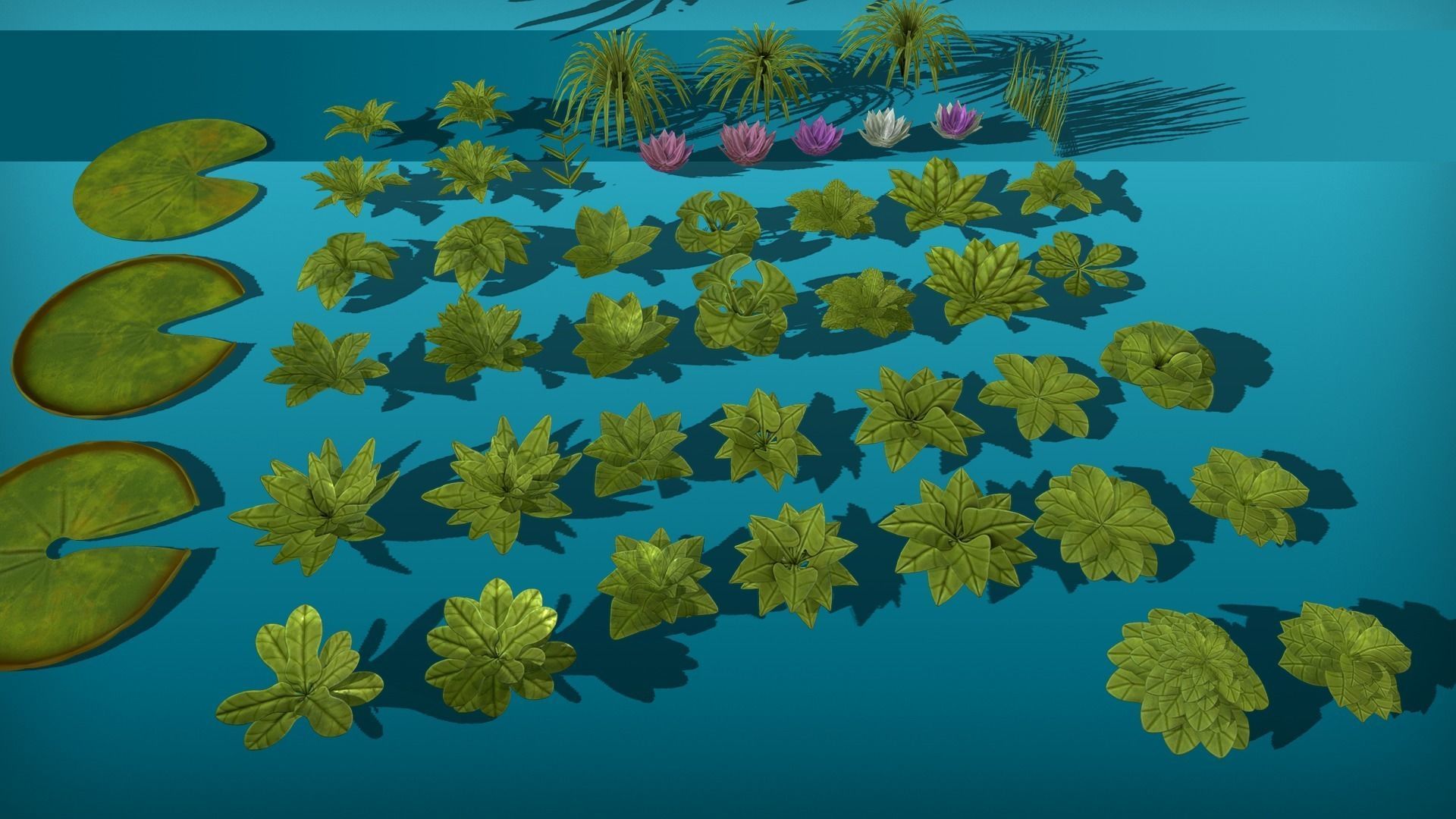 3D model Vegetation and plants Colection pack VR / AR / low-poly | CGTrader