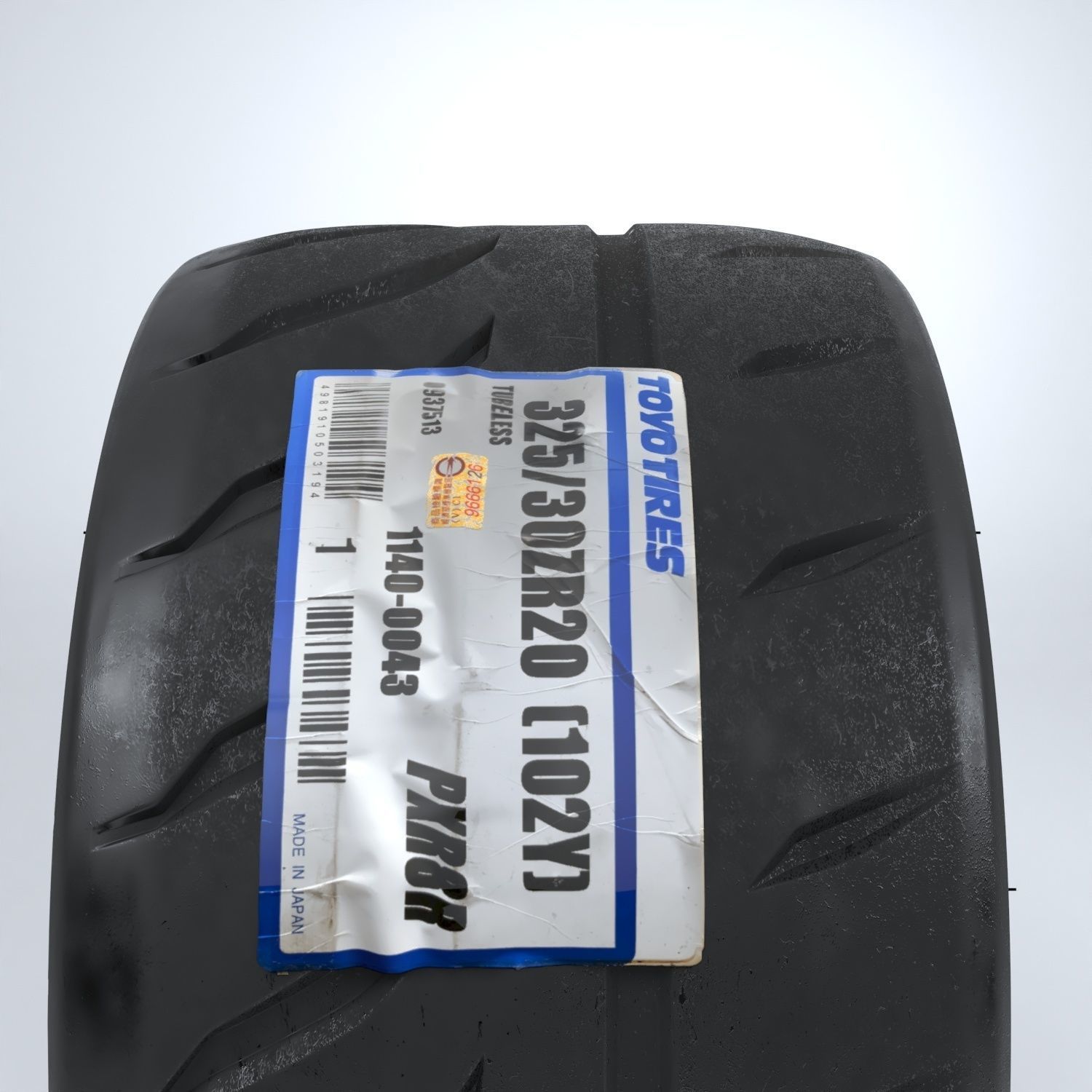 3D model TOYO PROXES R888R VR / AR / low-poly | CGTrader