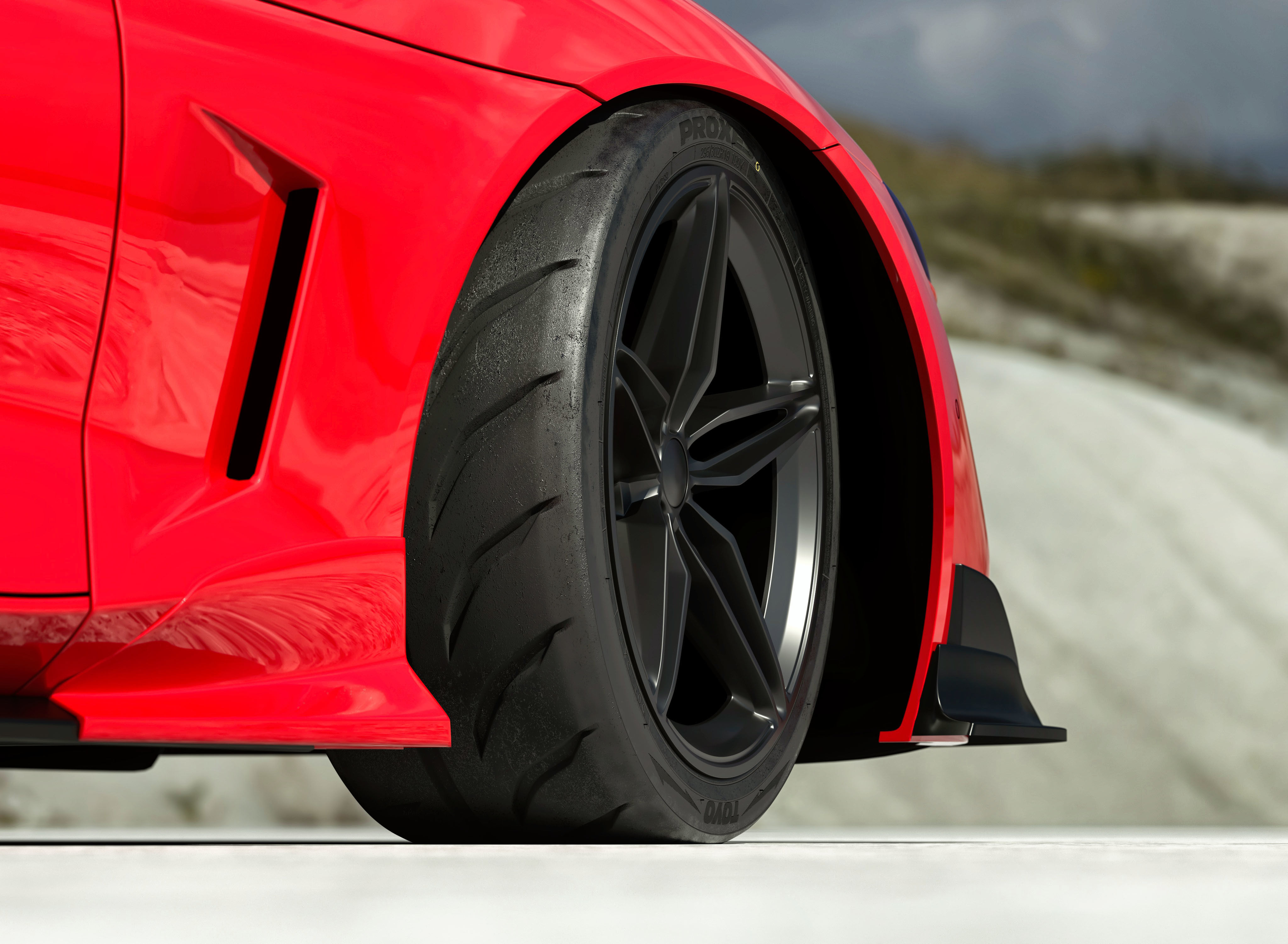 3D model TOYO PROXES R888R VR / AR / low-poly | CGTrader
