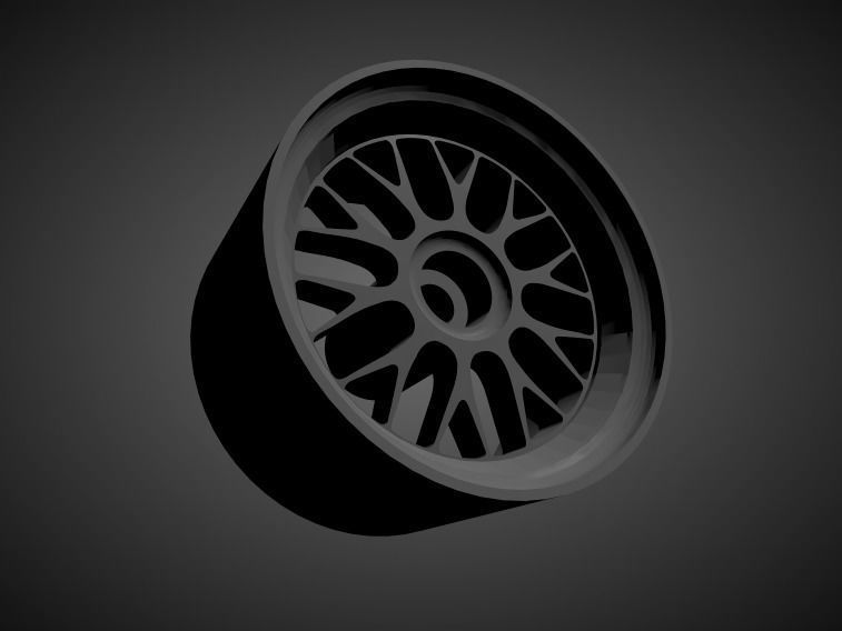 Fifteen52 Holeshot rims with Brakes and tires for Hot Wheels 3D model ...