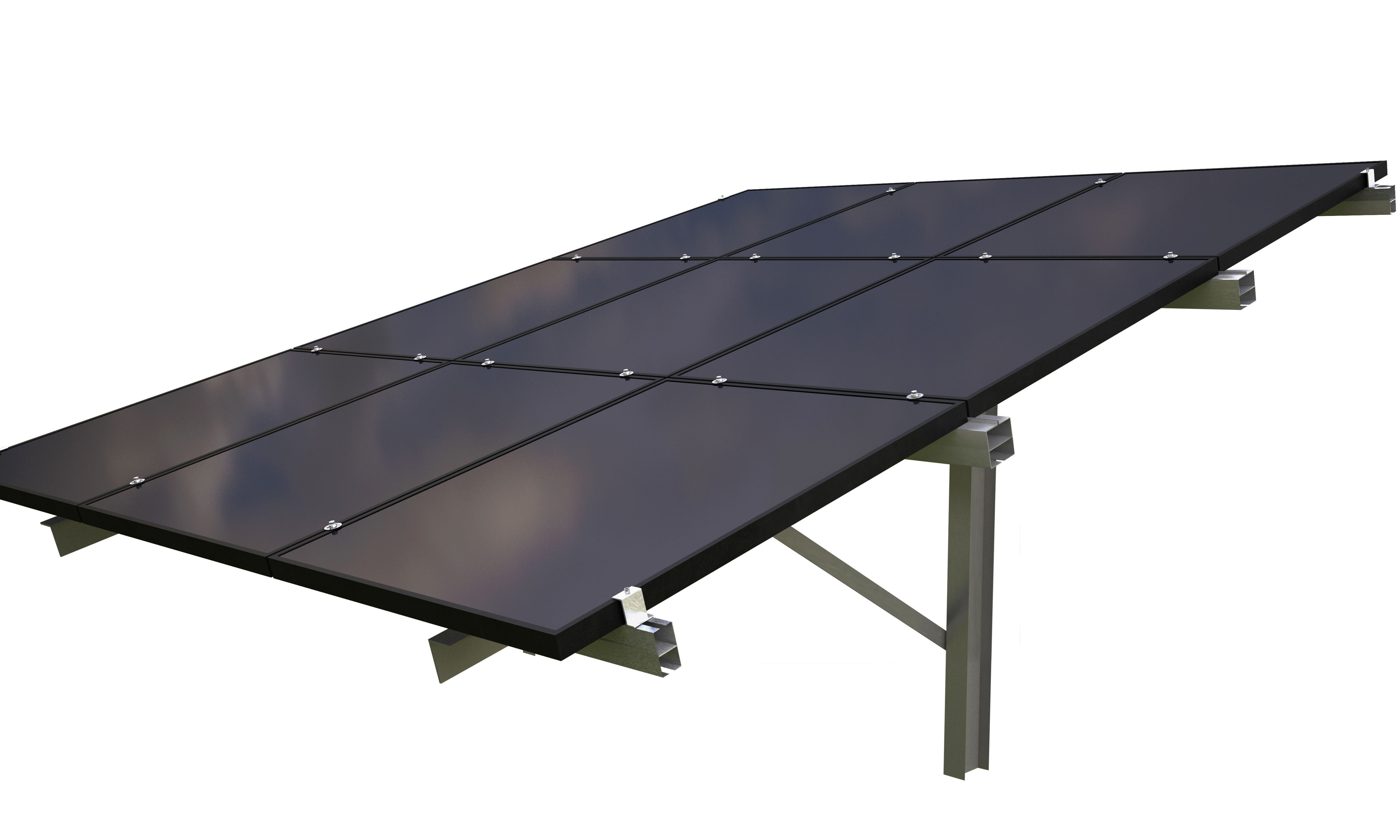 Solar panel rack free VR / AR / low-poly 3D model | CGTrader