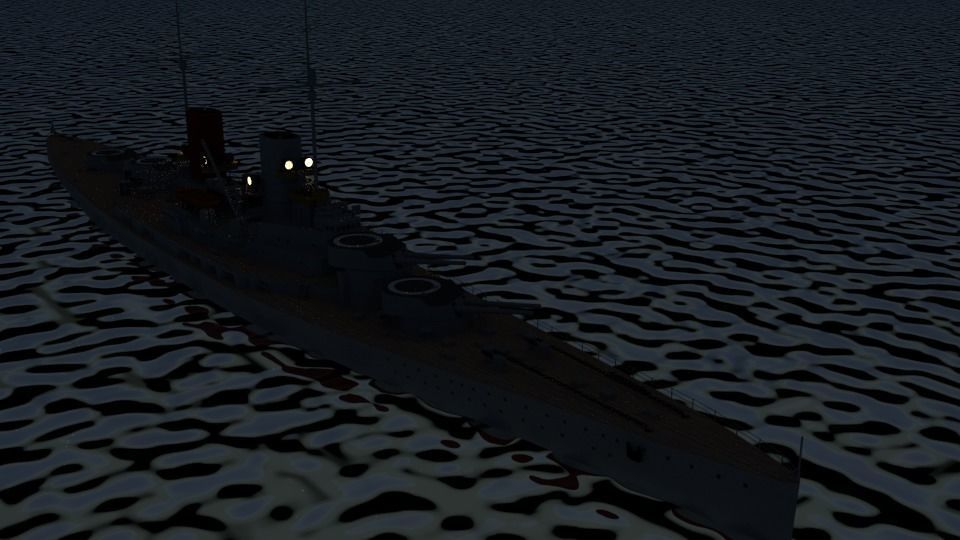 Battlecruiser SMS Derfflinger 3D model | CGTrader