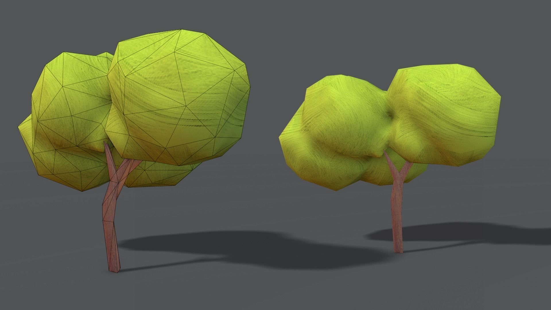 Simple Tree Pack free VR / AR / low-poly 3D model | CGTrader