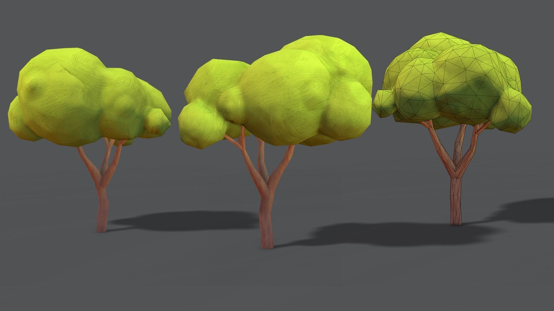Simple Tree Pack free VR / AR / low-poly 3D model | CGTrader