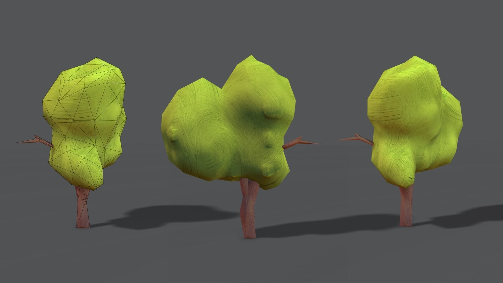 Simple Tree Pack free VR / AR / low-poly 3D model | CGTrader