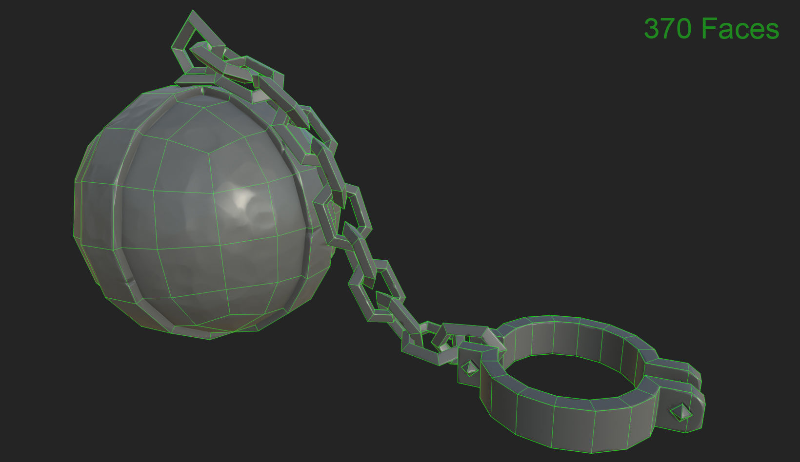3D model Stylized PBR Prison Ball VR / AR / low-poly | CGTrader