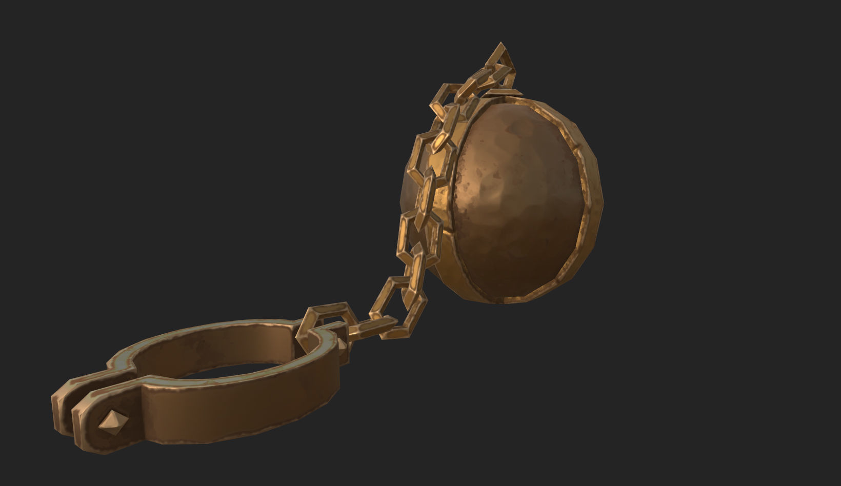 3D model Stylized PBR Prison Ball VR / AR / low-poly | CGTrader