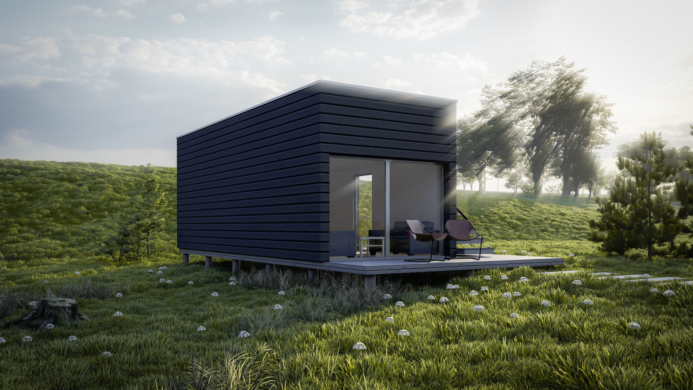 Tiny house archicad sketchup and lumion 10 scene 3D model | CGTrader