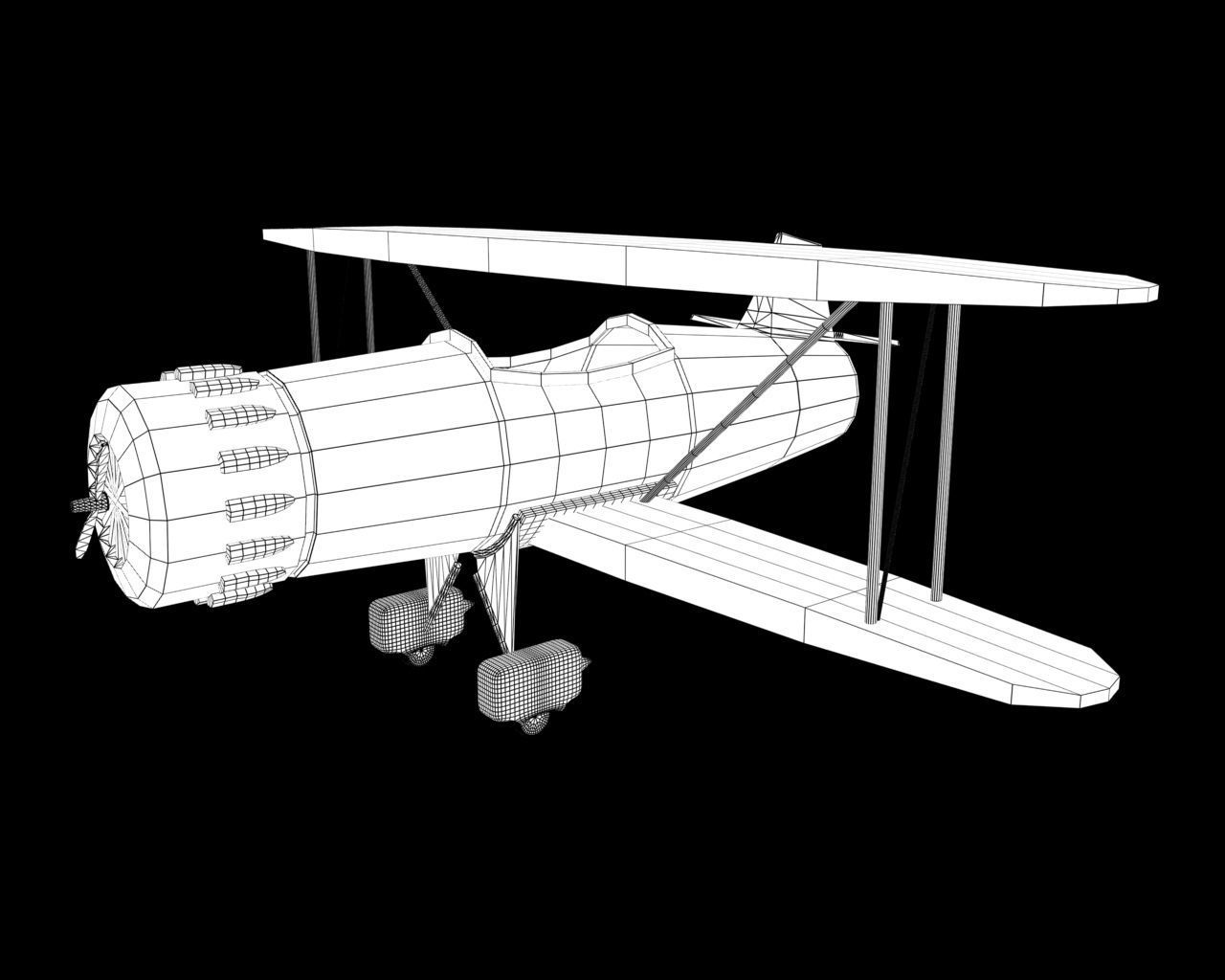 3D model CRASH AIRPLANE VR / AR / low-poly | CGTrader