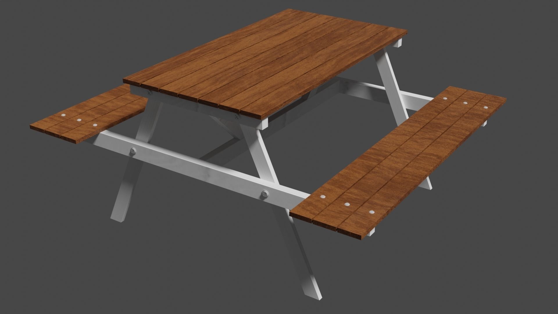 3D model game-ready Picnic Table | CGTrader