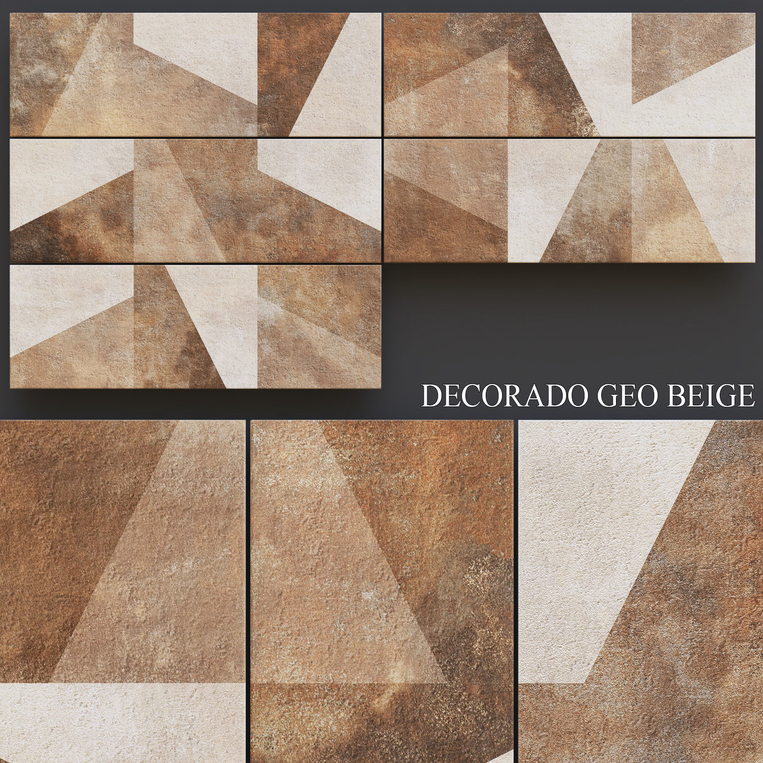 Keros Decorado Geo Beige 3D model MAX OBJ FBX