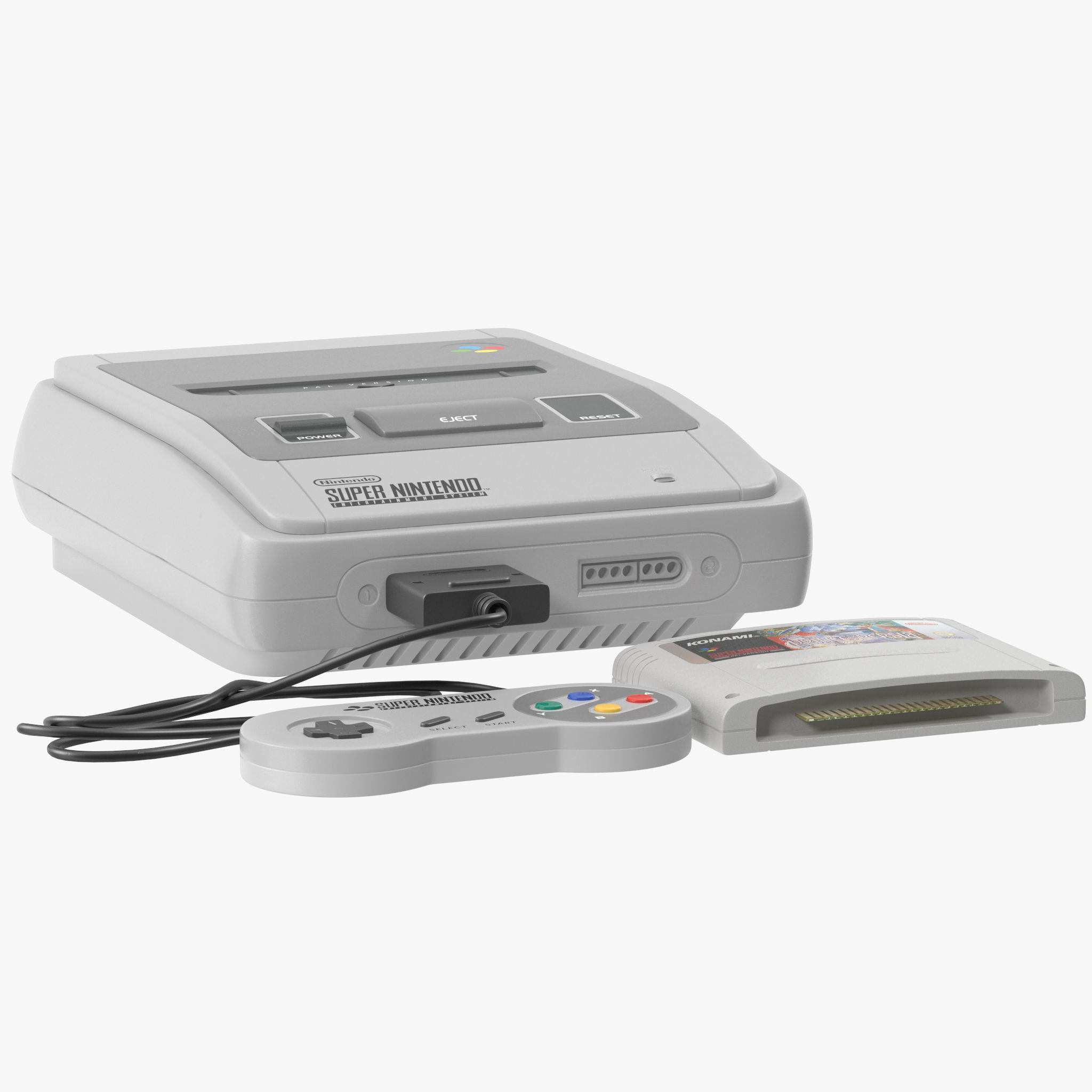Super Nintendo 3D model | CGTrader