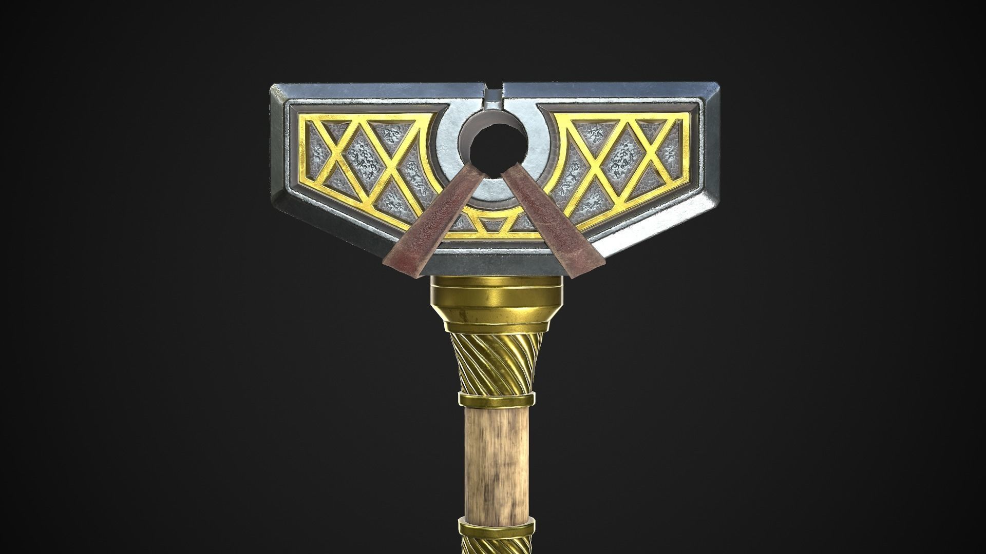 3D model Fantasy Hammer 05 VR / AR / low-poly | CGTrader