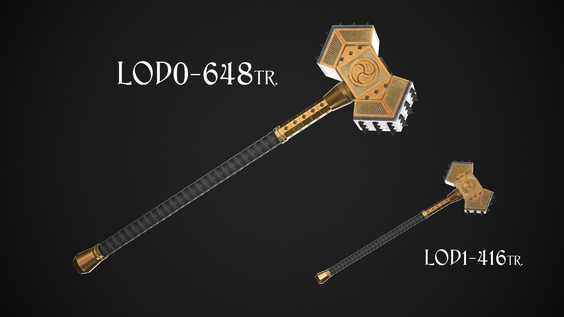 Fantasy Great Hammers Collection | CGTrader