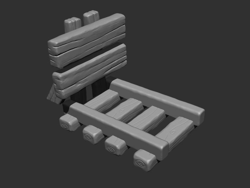 3D Printing Mine Props 3D model 3D printable | CGTrader