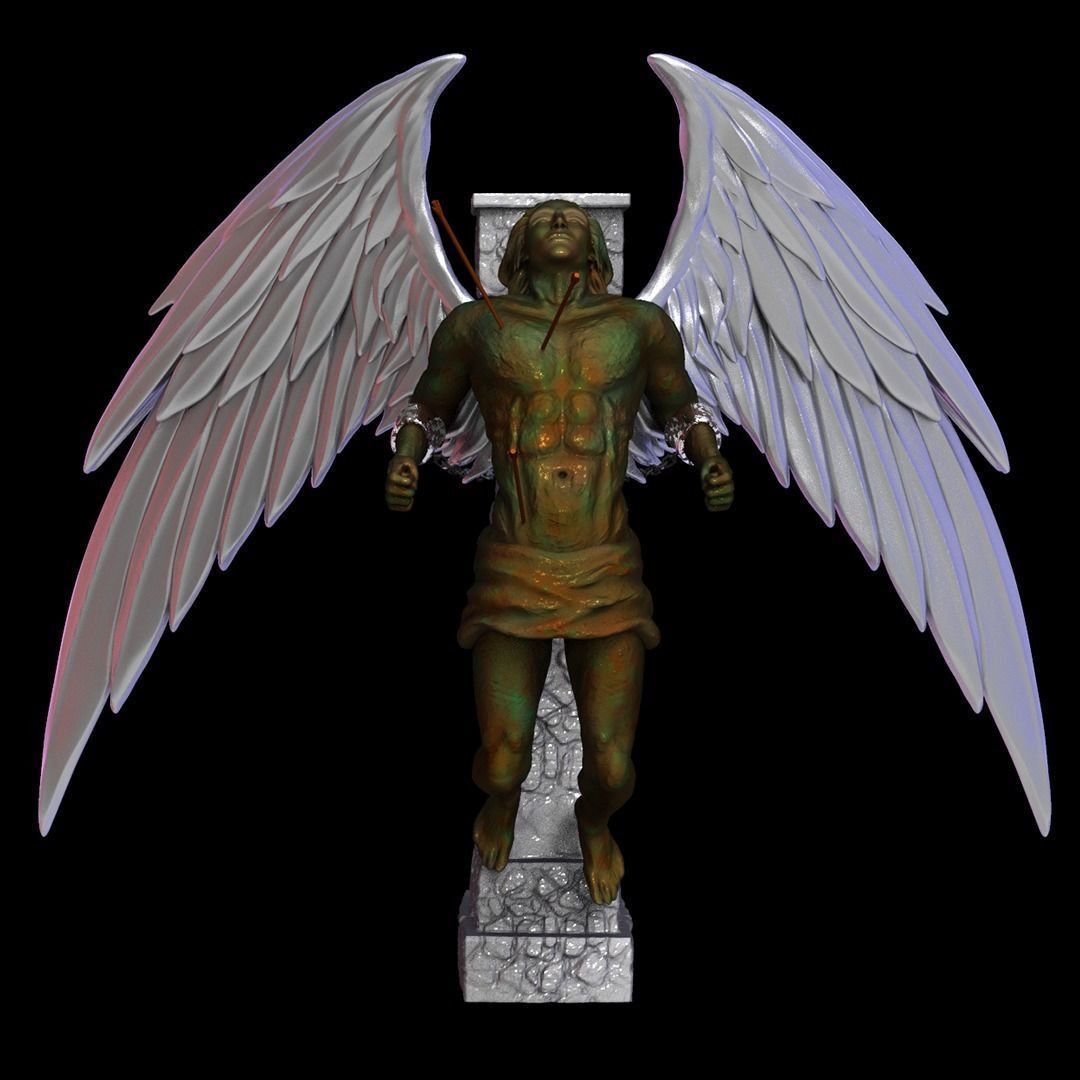 Icarus Greek Mythology Statue Art 3D model 3D printable | CGTrader