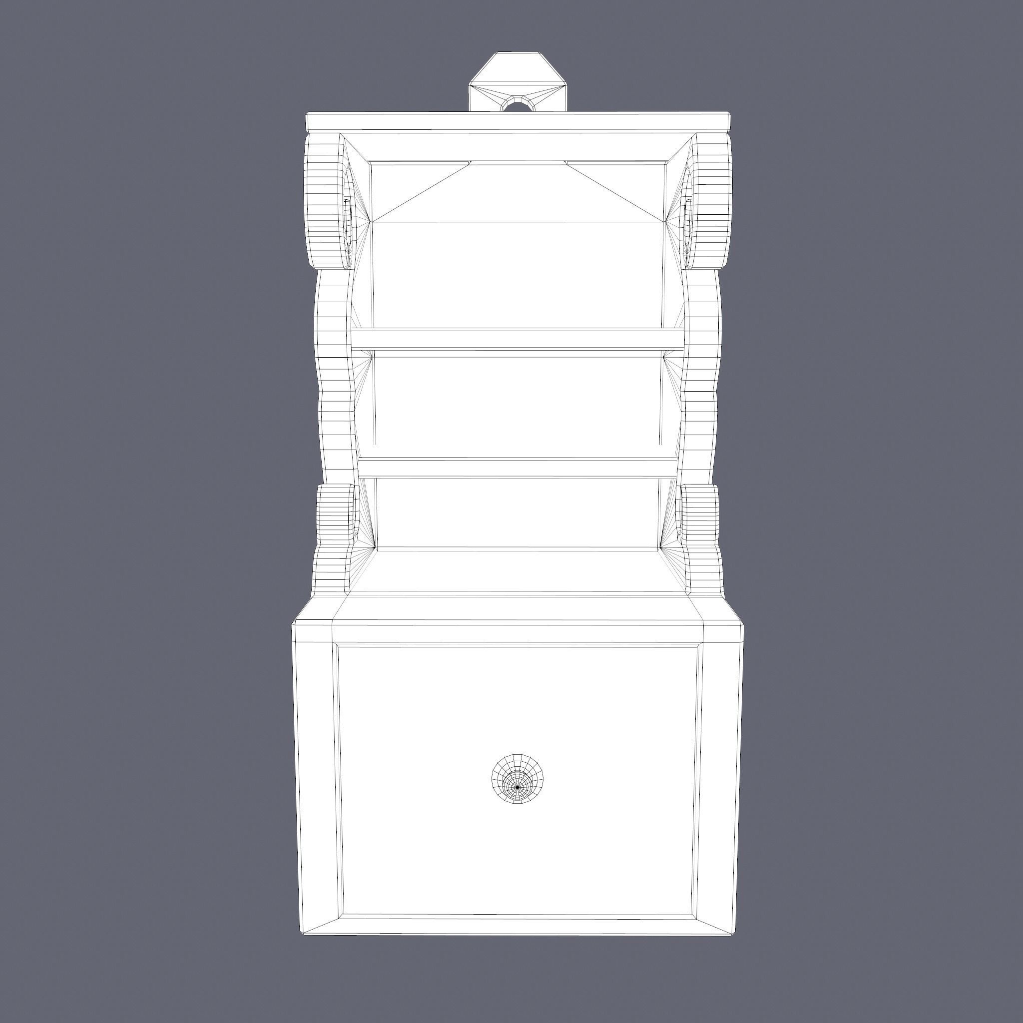 3D model Medieval Style Storage Box VR / AR / low-poly | CGTrader