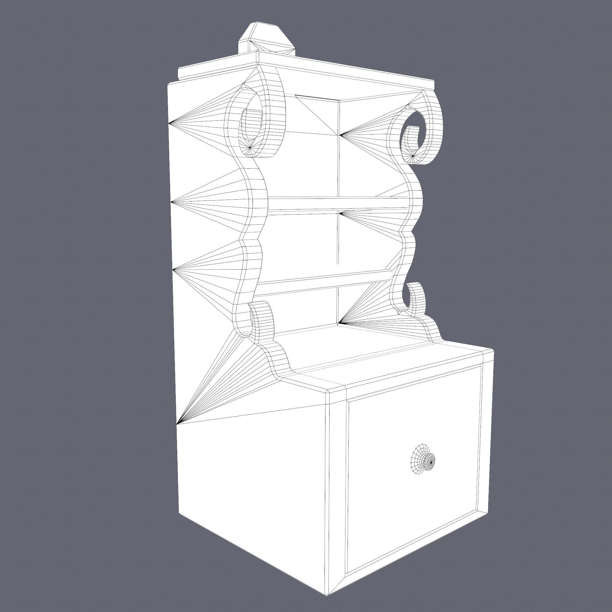 3D model Medieval Style Storage Box VR / AR / low-poly | CGTrader