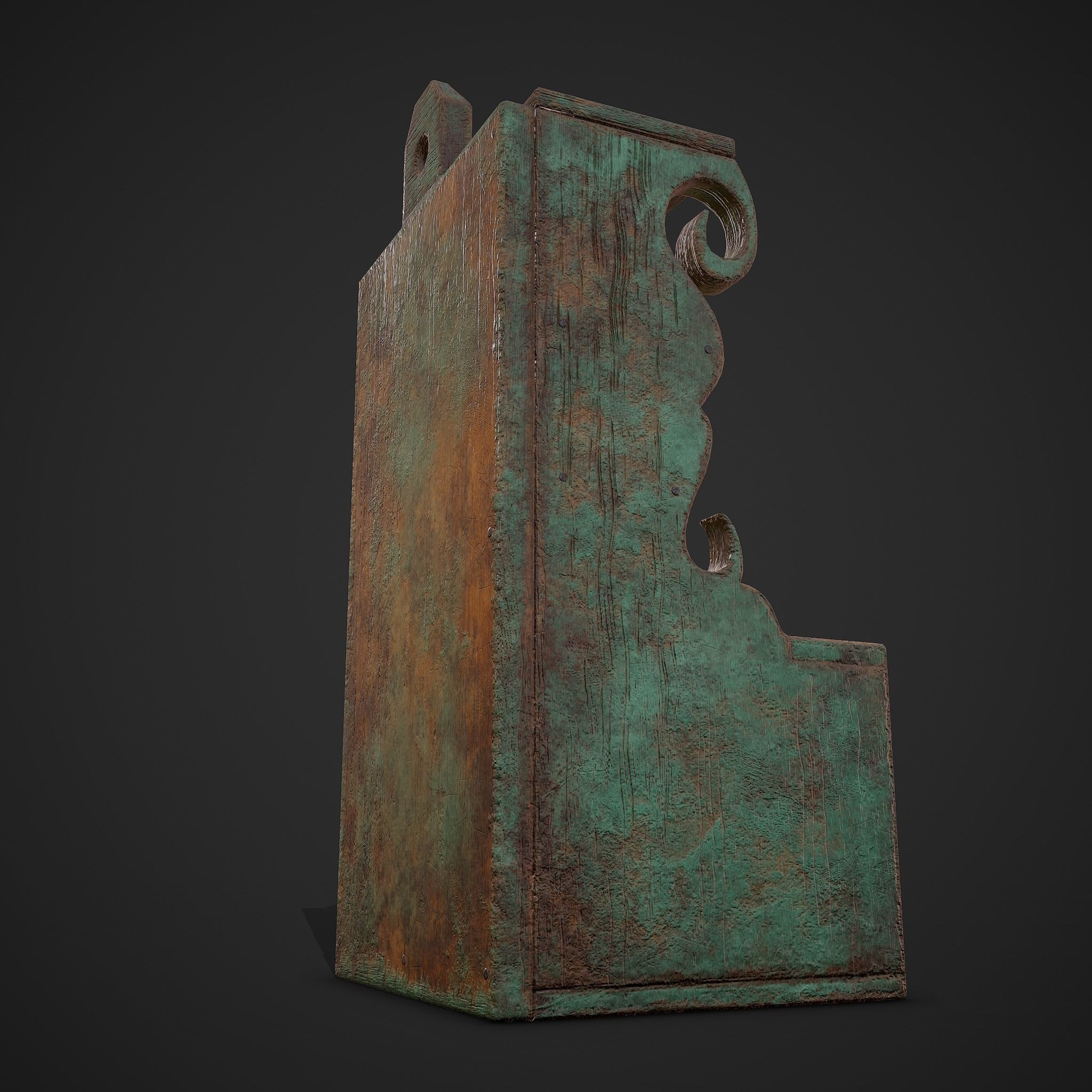 3D model Medieval Style Storage Box VR / AR / low-poly | CGTrader