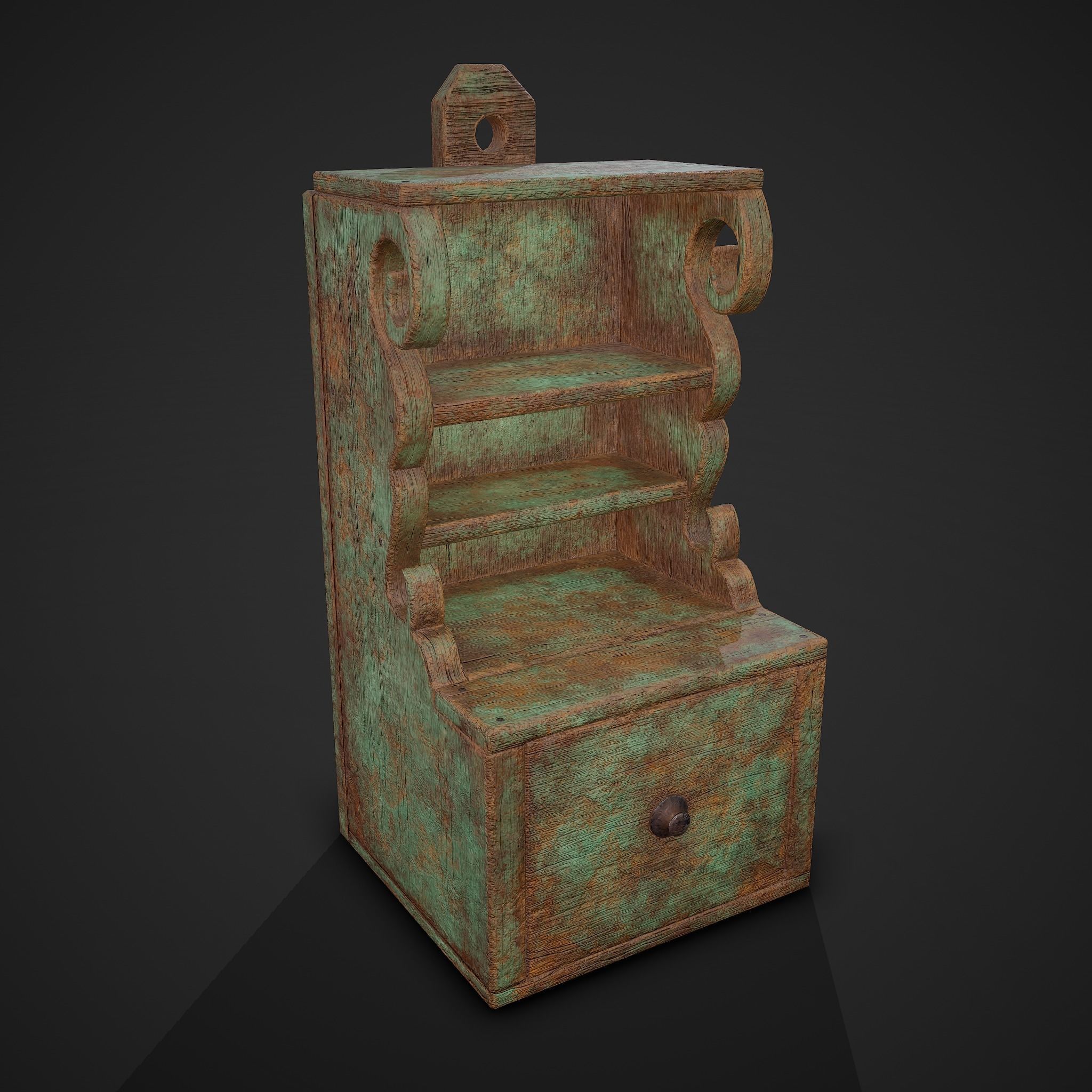 3D model Medieval Style Storage Box VR / AR / low-poly | CGTrader