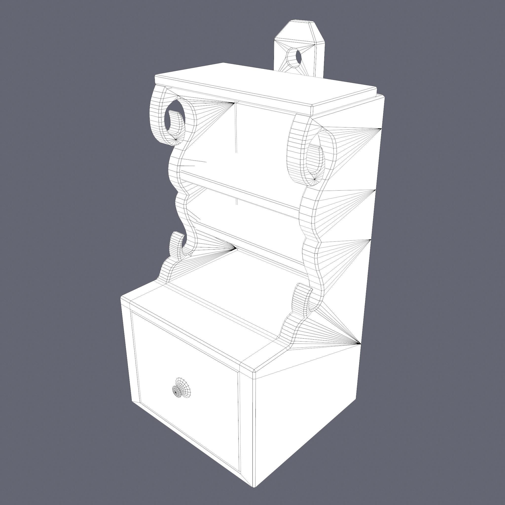 3D model Medieval Style Storage Box VR / AR / low-poly | CGTrader