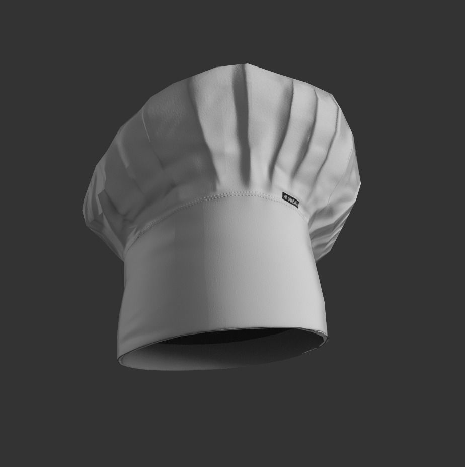 3D model chef hat VR / AR / low-poly | CGTrader