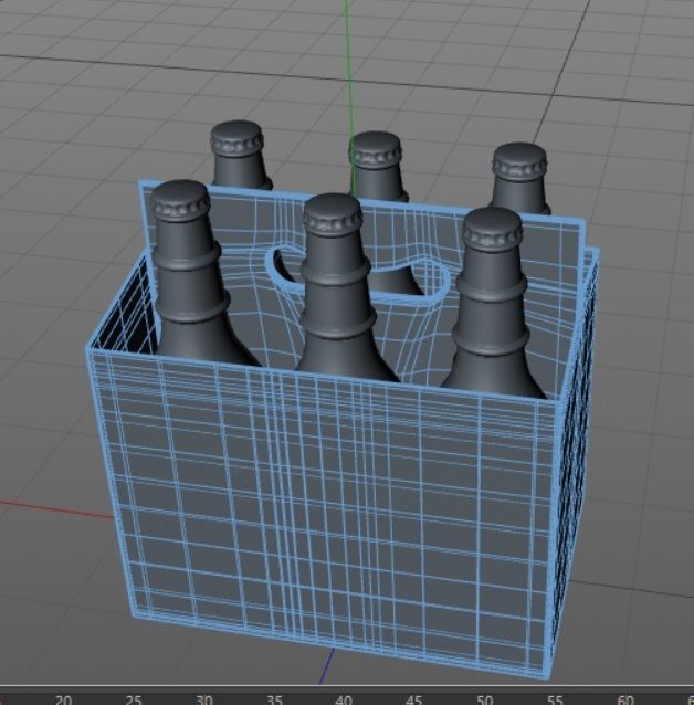 3D model BEER BOTTLE and HOLDER VR / AR / low-poly | CGTrader