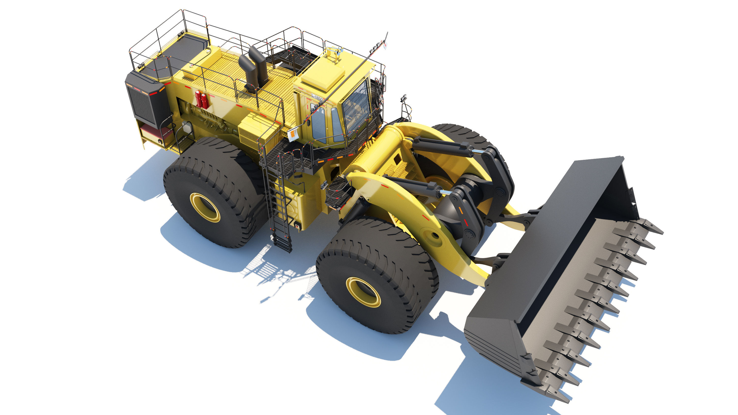 Wheel Loader- 3D Model 3D model | CGTrader