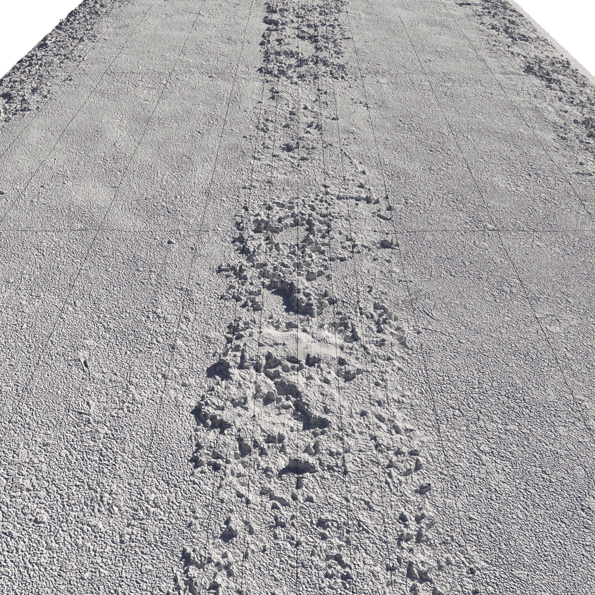 Ultra realistic Road Scan 3D model | CGTrader