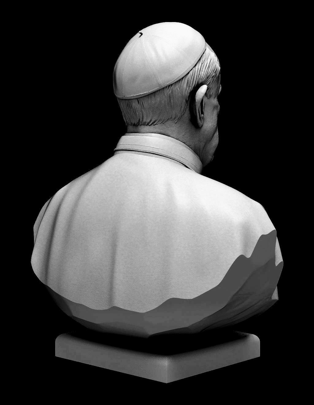 Pope Francis 3D model 3D printable | CGTrader