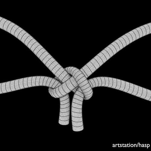 3D model handcuff knot VR / AR / low-poly | CGTrader