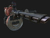 3D model Postapocalyptic Machine Gun VR / AR / low-poly | CGTrader