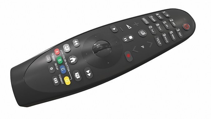 TV remote control 3 3D model | CGTrader