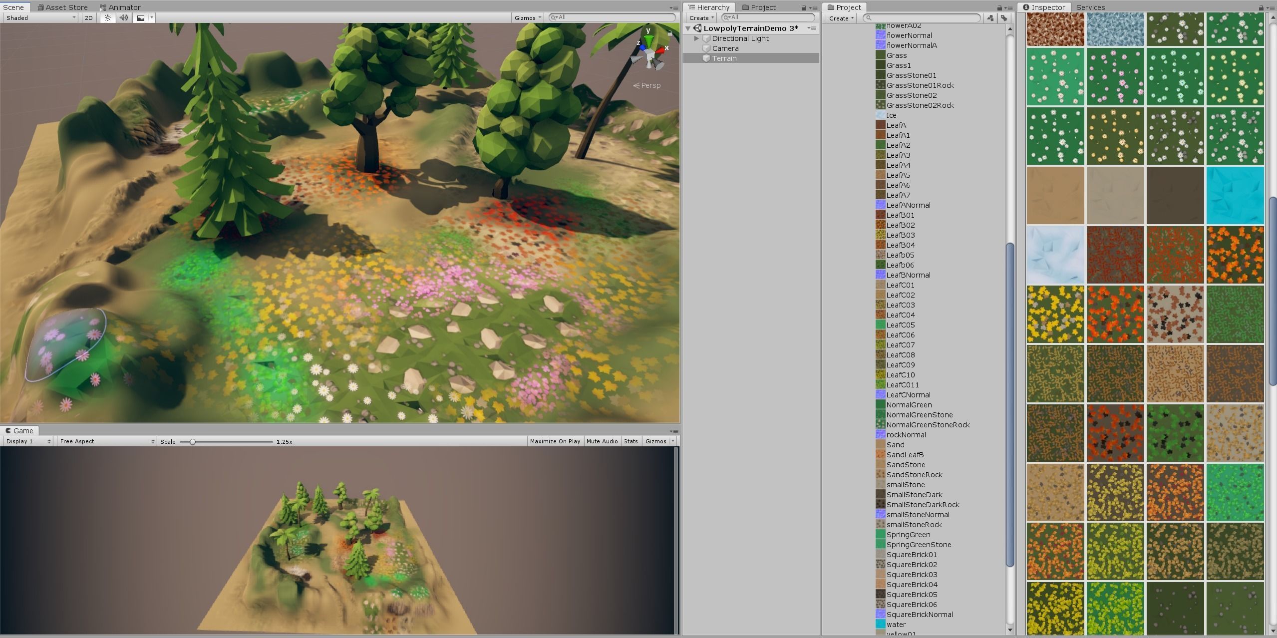 low poly terrain texture pack Pro 3D model | CGTrader