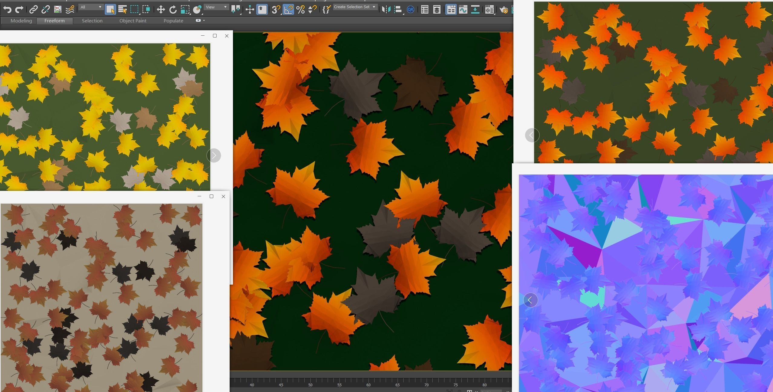 low poly terrain texture pack Pro 3D model | CGTrader