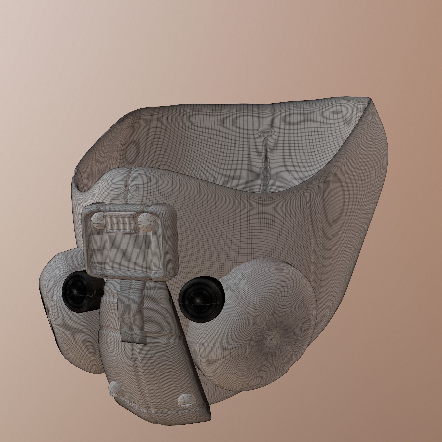 gas mask millitary high poly sculpt 3d printable 3D model | CGTrader