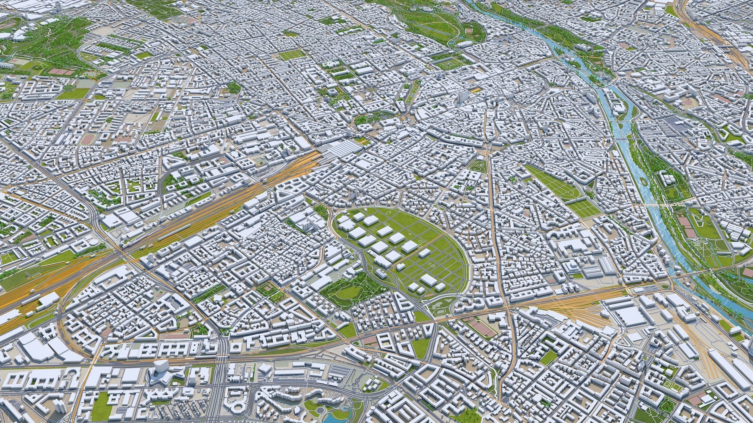 3D model Munich City Germany VR / AR / low-poly | CGTrader