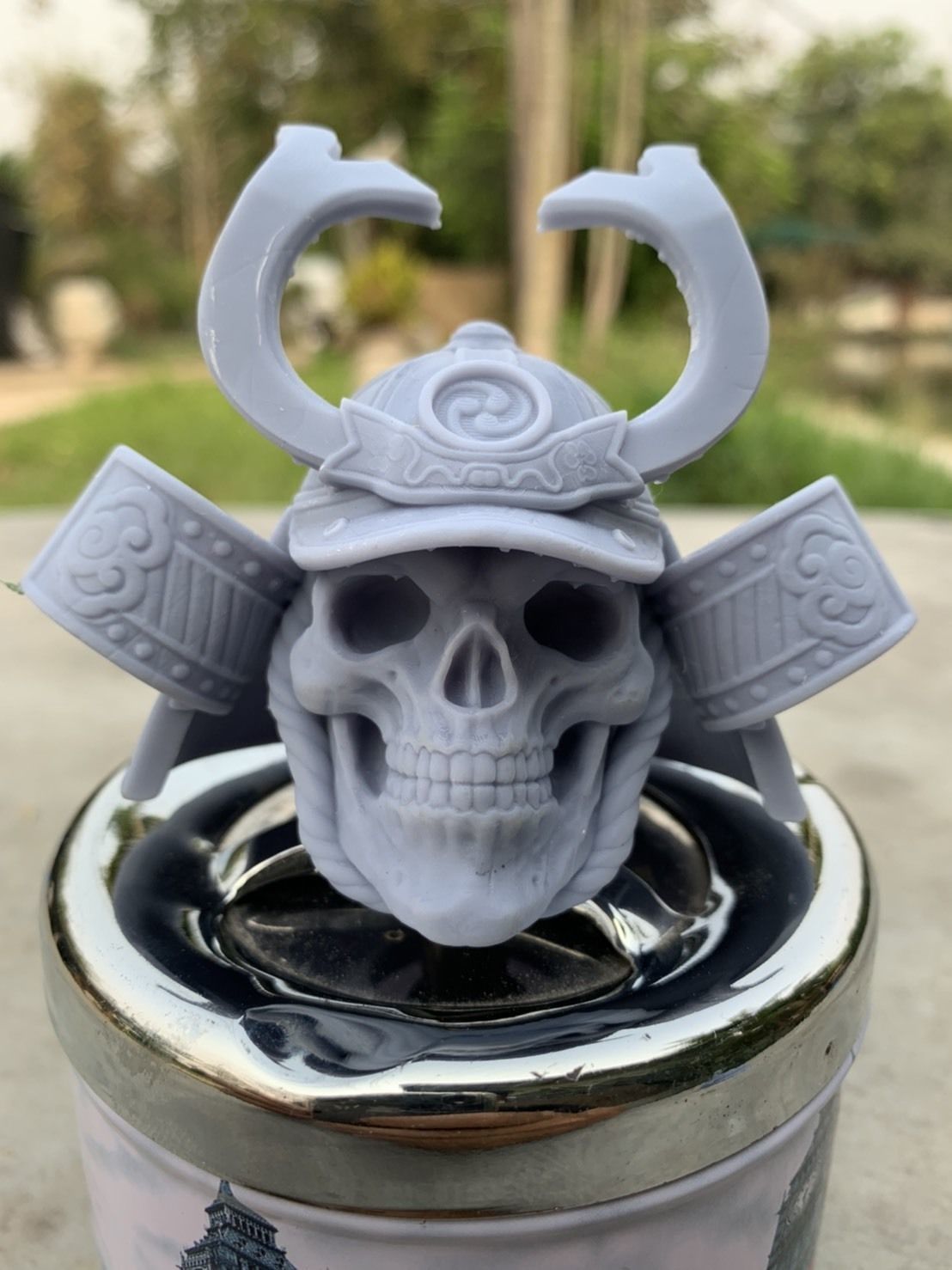 Skull Samurai 3D model 3D printable | CGTrader