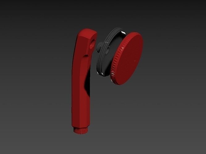Basic shower head 3D model 3D printable | CGTrader