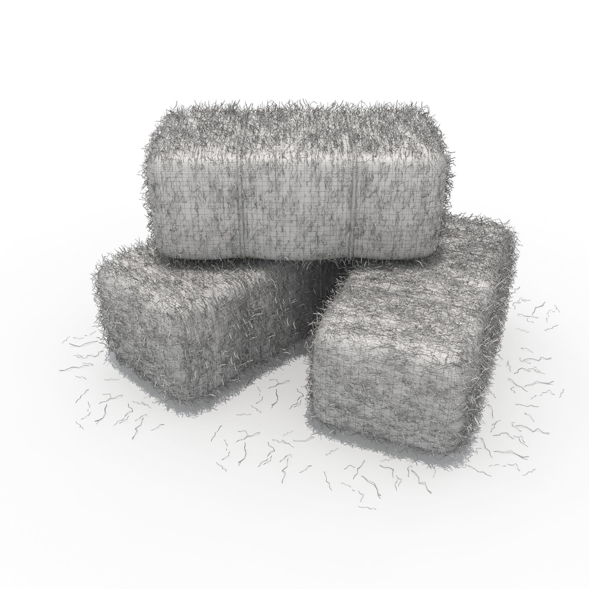 Hay bale 3D model | CGTrader
